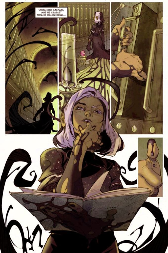 Create an awesome a full comic book page in my project by Mosaicmystic ...