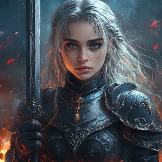 Create a fantasy character design by Paulargas | Fiverr