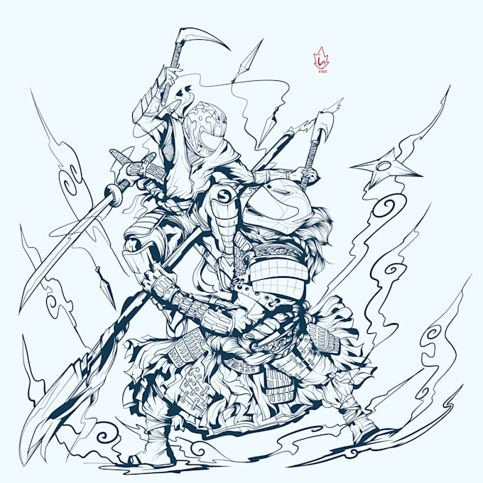 Draw your fantasy character of your fantasy by Indra_mustafa | Fiverr