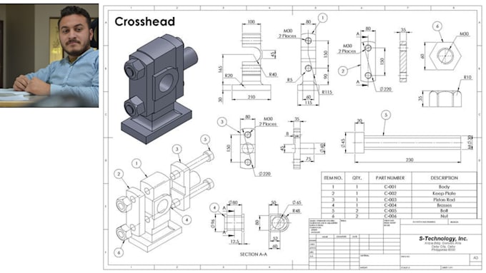 Create 2d engineering drawings, mechanical drawings, technical drawings ...