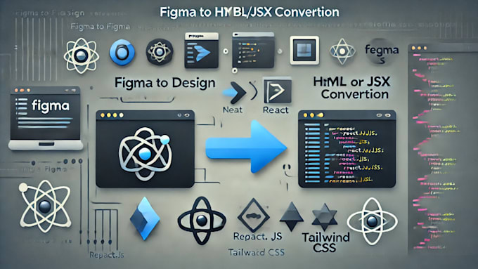 Convert figma to html or jsx with tailwind css and react js by Shiplu_js | Fiverr