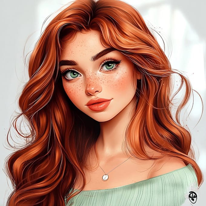 Create an awesome portrait in disney cartoon style by Marliceclarke2 ...