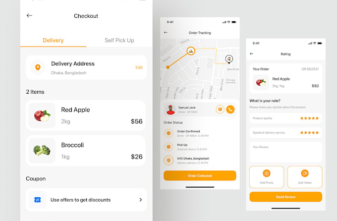 Build food delivery app and food delivery website by Mave_tech3 | Fiverr