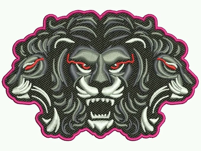 Digitize image for embroidery, patch design into dst, pes, emb in an ...