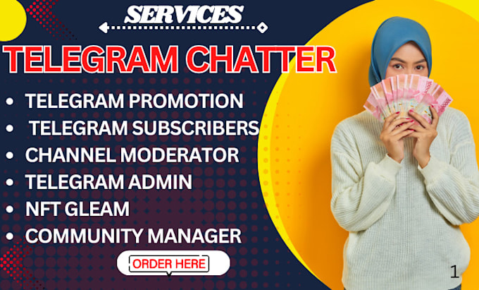 Be your telegram community manager telegram moderator with 20 active ...