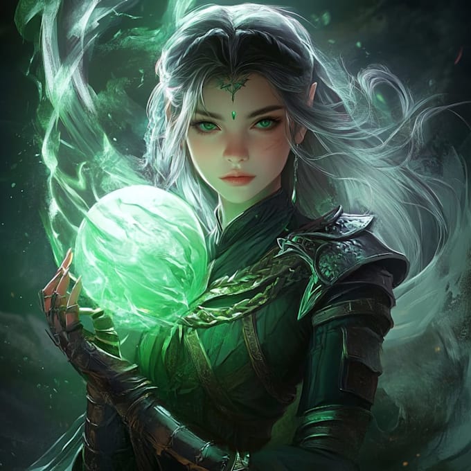 Design a dnd character art and dnd character art by Sixoutseo | Fiverr