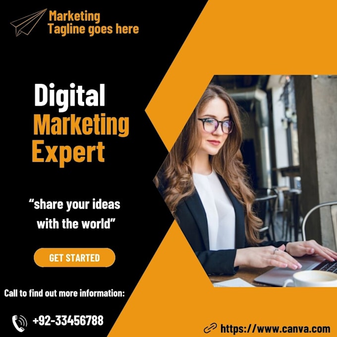 Design stunning social media post ppt business card or anything using ...