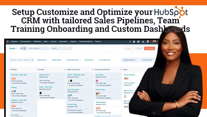 Customize hubspot crm with sales pipelines team training onboarding ...