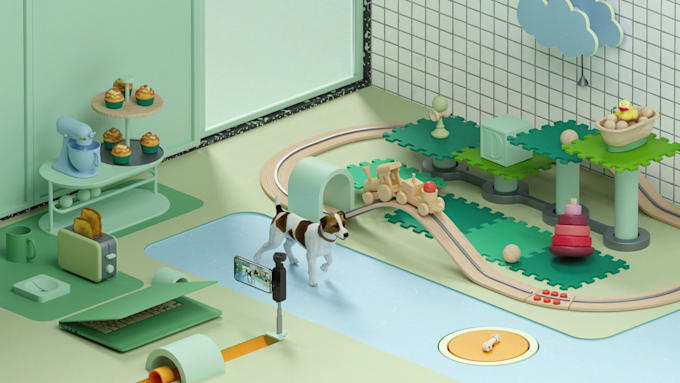 Create 3d explainer animation video, isometric animation, 3d saas ...