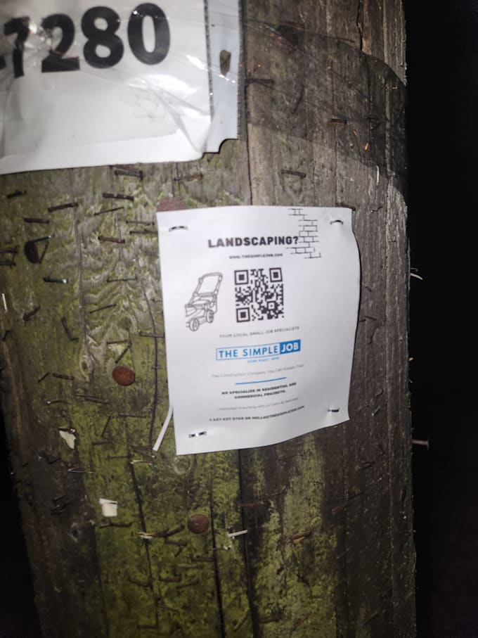 Do local flyer and sticker distribution with qr codes for downtown ...