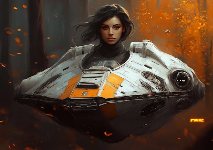 Draw a spectacular sci fi character art illustration by Oreithelaia ...