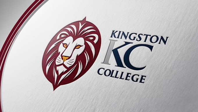 Do custom kingston college logo design by Gitacooks | Fiverr