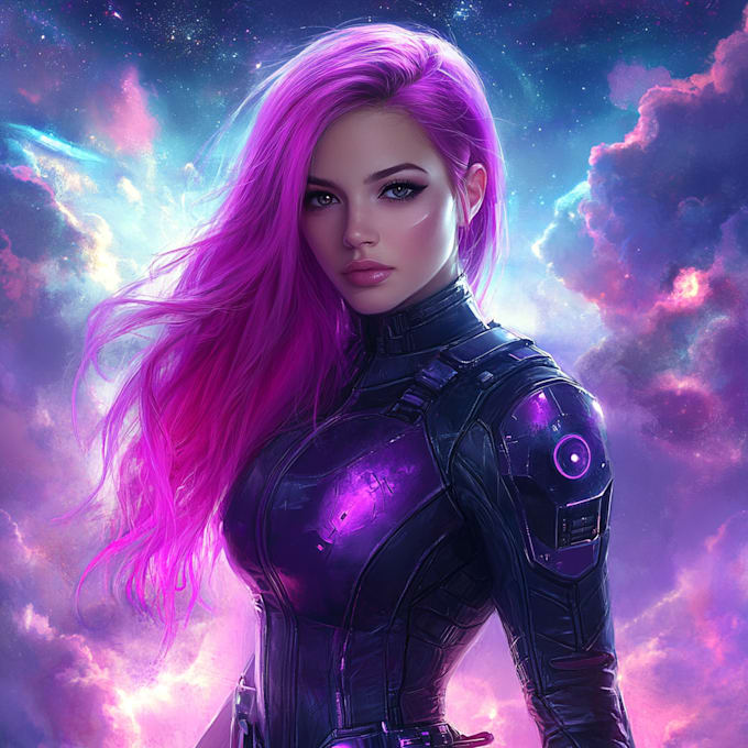 Draw a sci fi character art for your project by Shadenrre | Fiverr