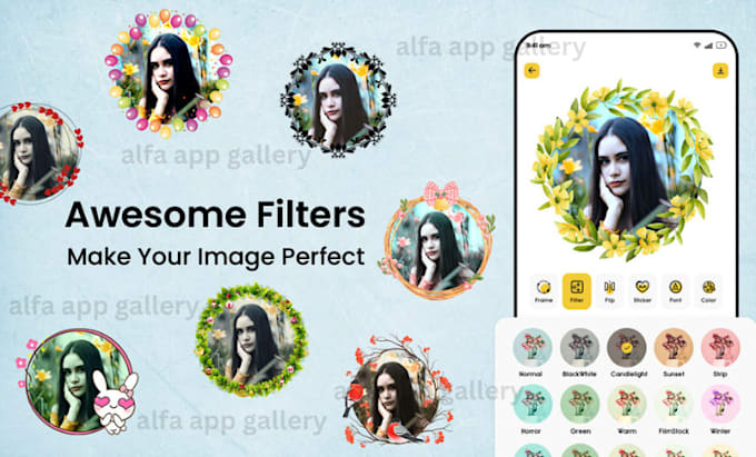 Create a professional dp maker app with ai features by Alfaappgallery ...
