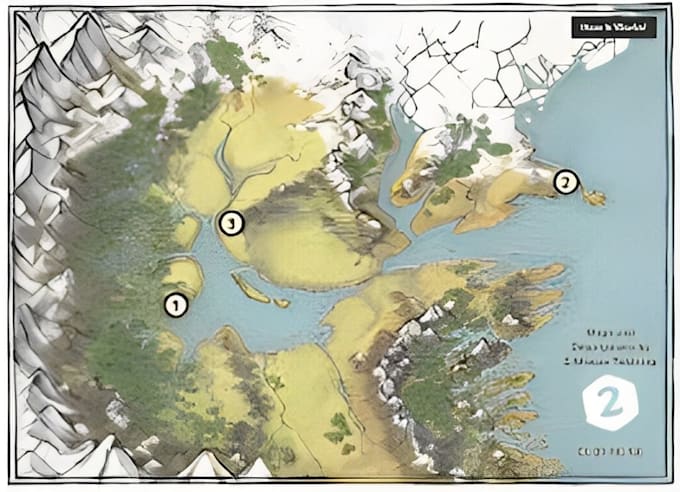 Create stunning fantasy map design dnd world map, city and game map ...