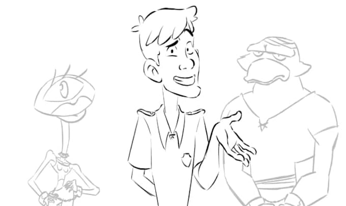 Do 2d traditional animation, frame by frame video, 2d line art ...