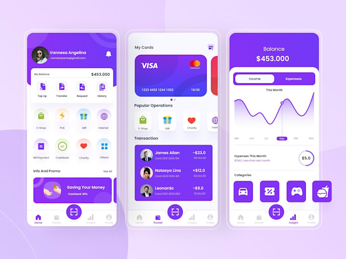 Develop fintech app, payment app, wallet app, mobile app by Destiny_dev3 | Fiverr