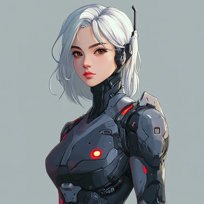 Make a custom robot, mecha and cyborg character by Vantricatkins | Fiverr
