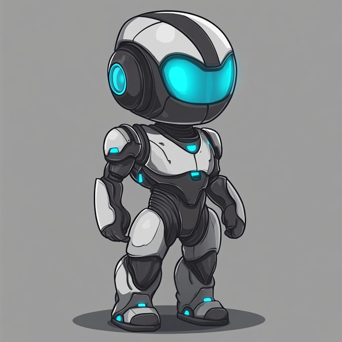 Do custom 2d mecha illustration hero robot gundan by Vantricatkins | Fiverr