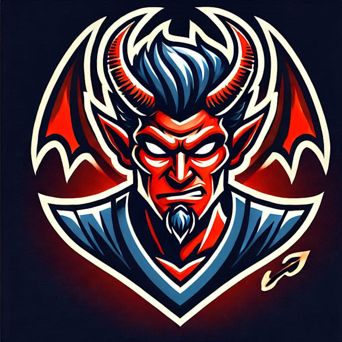 Do modern style for devil e sport mascot logo design service by Cesar ...