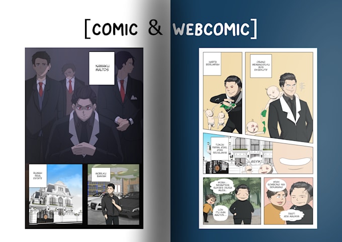 Make beautiful line art for webtoon, webcomic, and manga by Pandaven ...