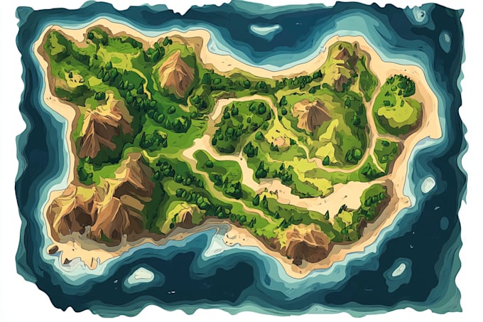 Create vector map, city map, event map in illustrator by Melaight | Fiverr