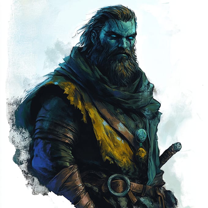 Draw stunning dnd character art illustration for you by Dakotanichol ...