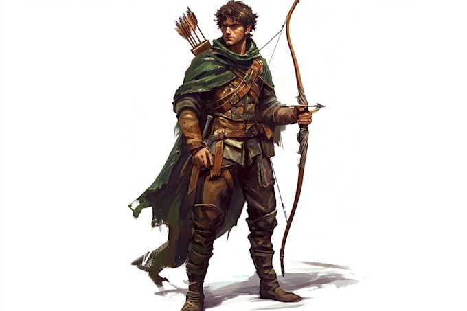 Draw your dnd art and d and d character by Pugtalent | Fiverr