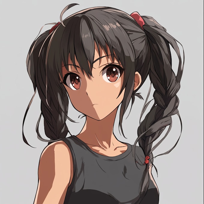 Draw your avatar, oc, vtuber, portrait in hq anime style by ...