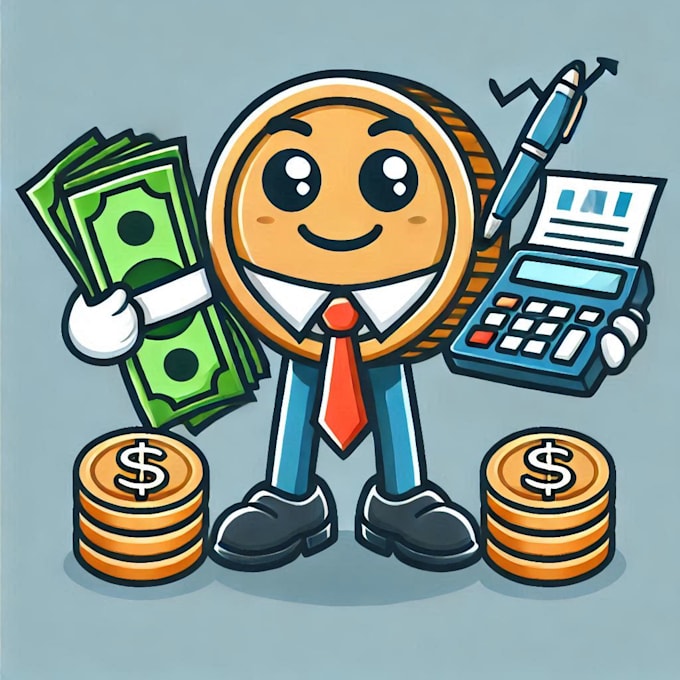 Make a high quality financial mascot logo for you with new concept by ...