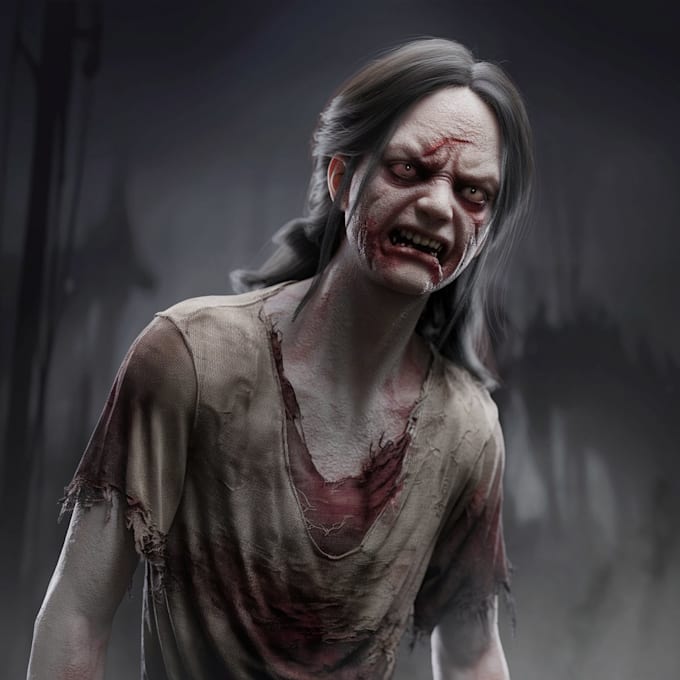 Draw horror character illustration by Lunumuba | Fiverr