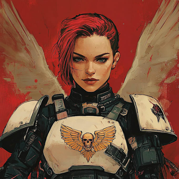 Create your warhammer 40k character illustration by Plymgu | Fiverr