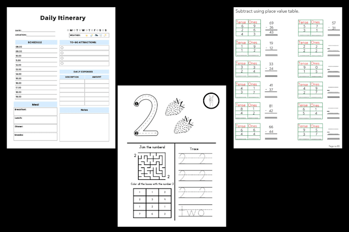 Create teachers pay teachers classroom worksheets by Rjdigitaldesign | Fiverr
