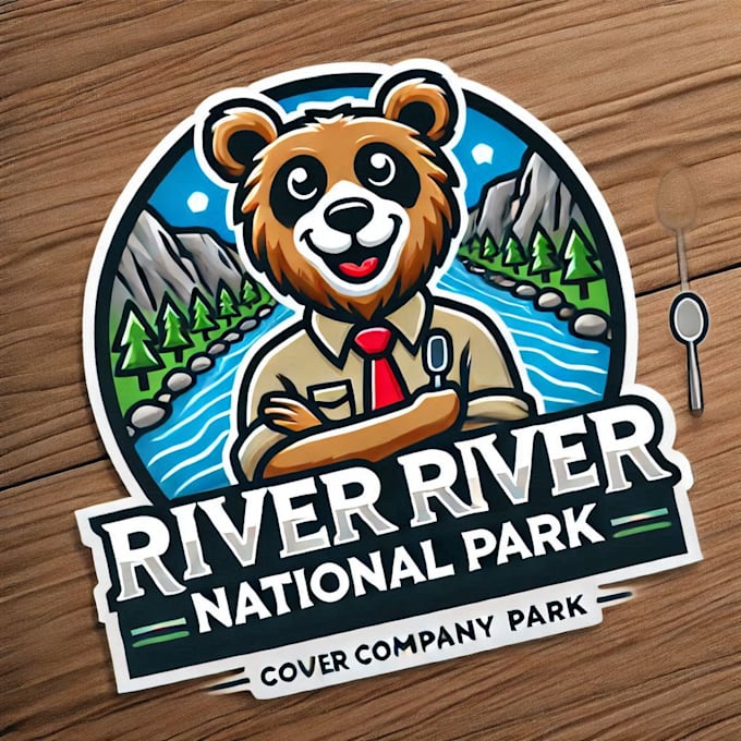 Do make river national park mascot logo design with express delivery by ...