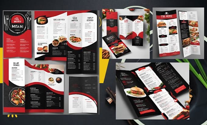 Design attractive restaurant menu, food menu and food flyer by Awaissgraphicss | Fiverr