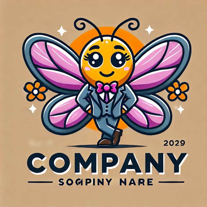 Do make batter fly mascot logo design with unlimited review by Bernardo ...