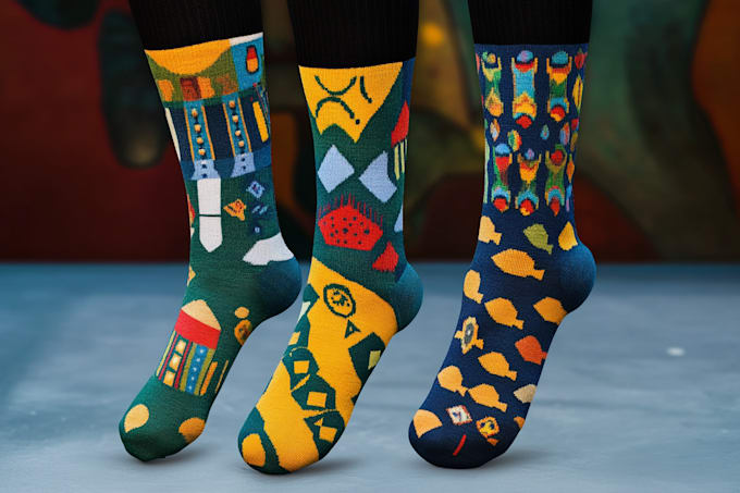 Make amazing socks design for you by Colliengoliath | Fiverr