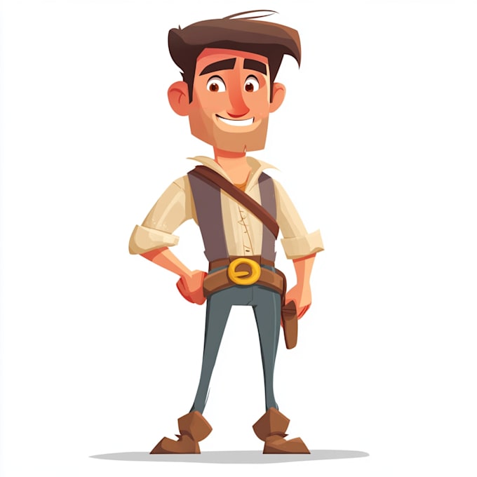 Design custom cartoon character, mascot by Arnobooysen | Fiverr