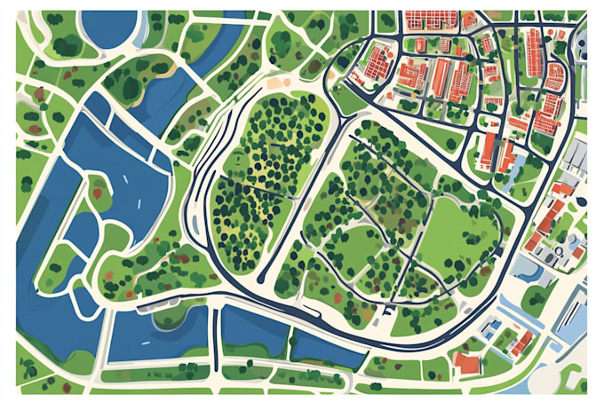 Create vector map illustrations and location map by Omphosa | Fiverr