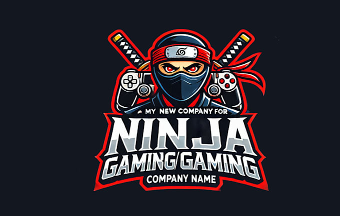Design a custom ninja, shinobi ,gaming, mascot logo for your brand by ...