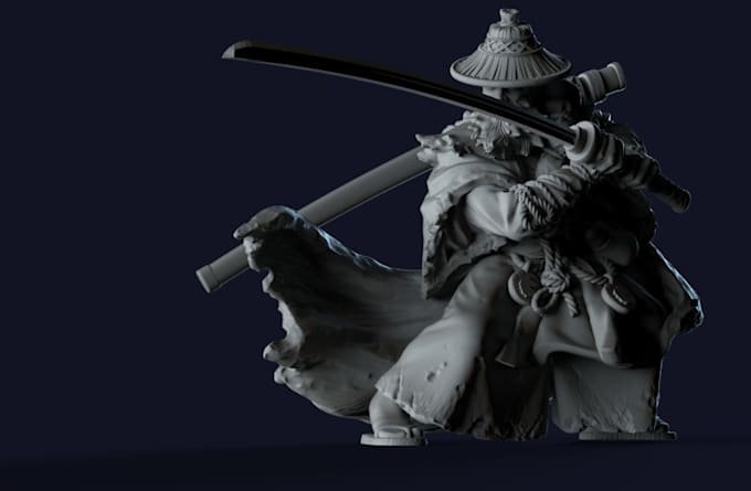 Sculpt custom tabletop or dnd miniature for 3d printing, game, stl ...