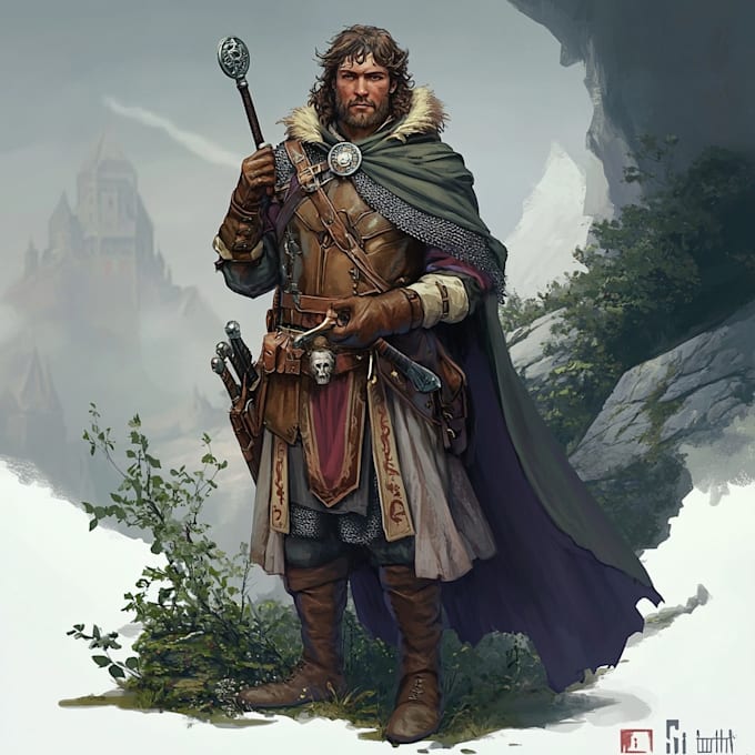 Esign dnd character art and dnd character art by Bendelis | Fiverr