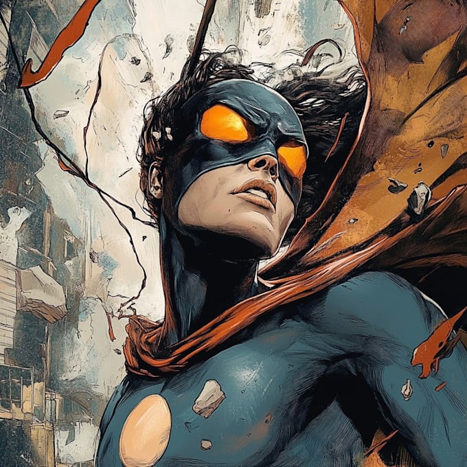 Draw a cover art or comic cover art by Helaingoire | Fiverr