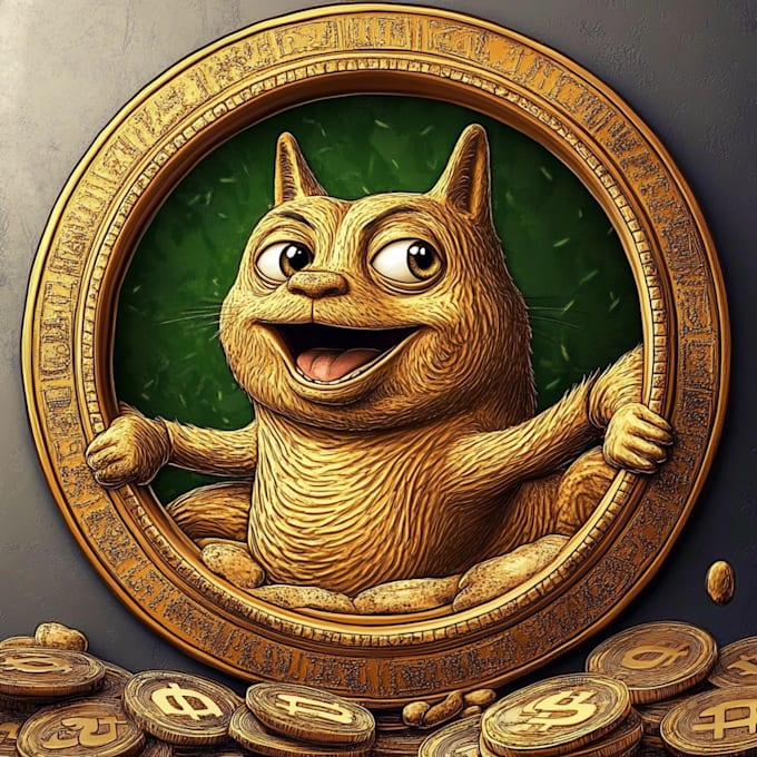 Create cool and funny meme coin art by Louhertzog6 | Fiverr
