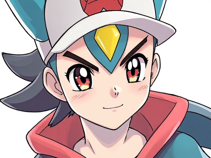 Draw you in pokemon anime manga style , pro by Gazelaums | Fiverr
