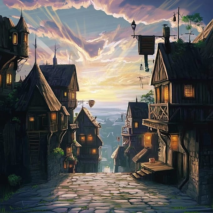 Do high quality environment concept art for you by Guirnereban | Fiverr