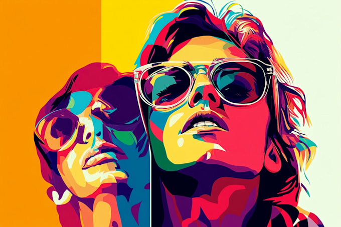 Make your photos into wpap pop art by Tasiarence | Fiverr
