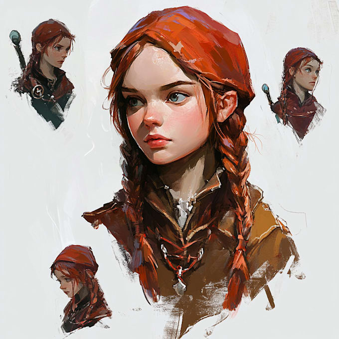 Paint character concept art and illustrations for you by Alaimyant | Fiverr