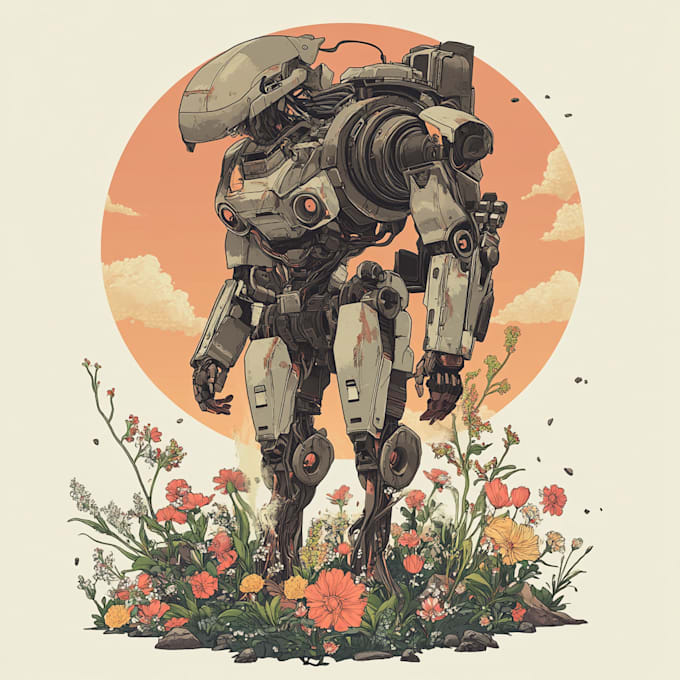 Do awesome custom mecha, cyborg and robot character by Lariathartub ...