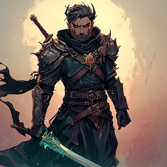 Draw dnd, fantasy character and dnd character art for you by Tiuzezgid ...